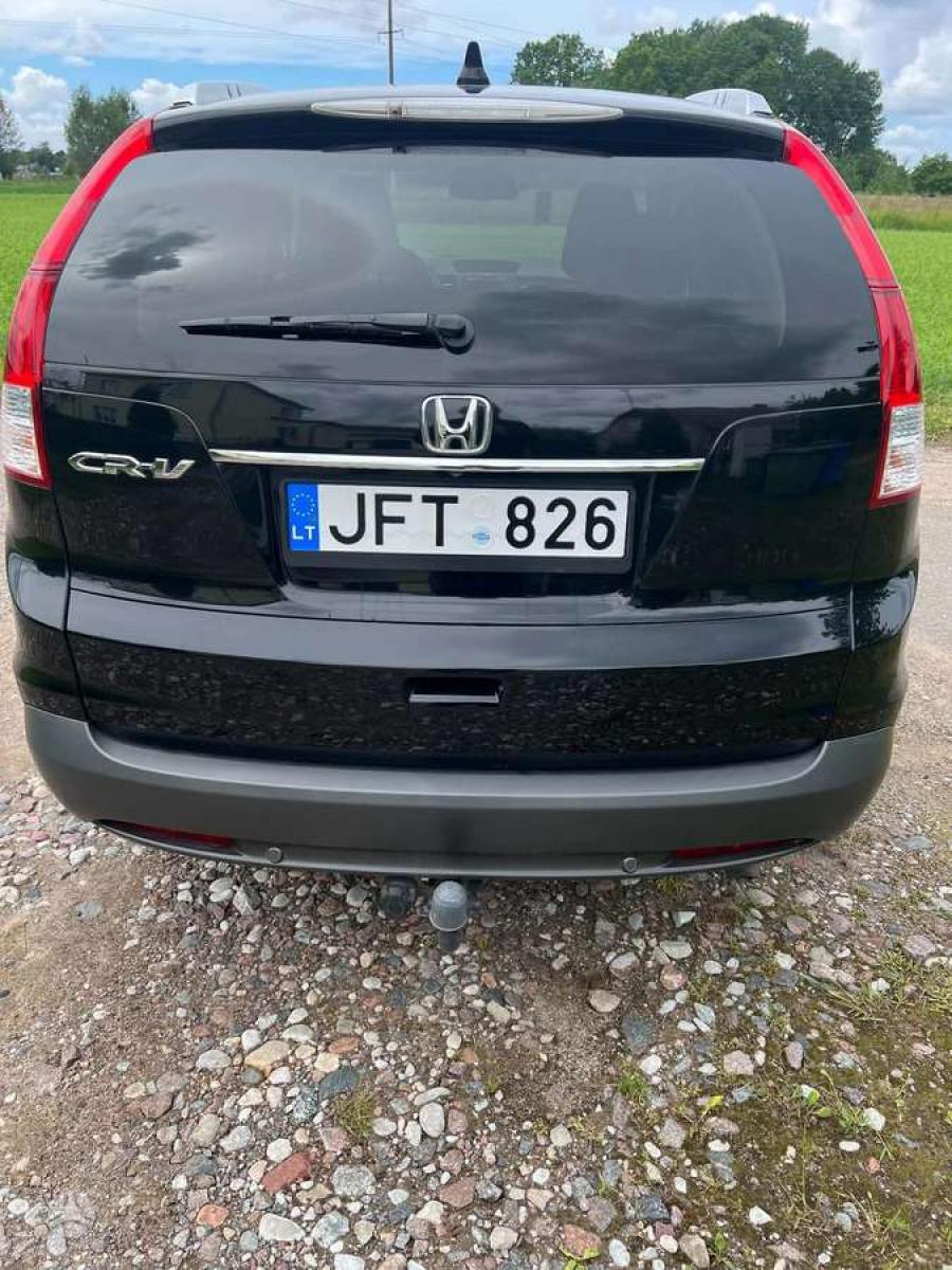 Black Honda CR-V 2013 in Silute, with an engine capacity of 2.20 L and mileage of 240 thousand km for 9500 €, photo 7 on AUTOMOTO.COM.LV