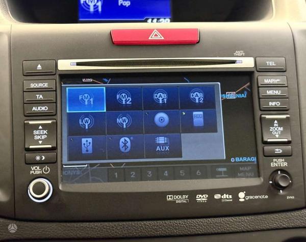 Black Honda CR-V 2013 in Marijampole, with an engine capacity of 2.20 L and mileage of 281 thousand km for 10950 €, photo 4 on AUTOMOTO.COM.LV