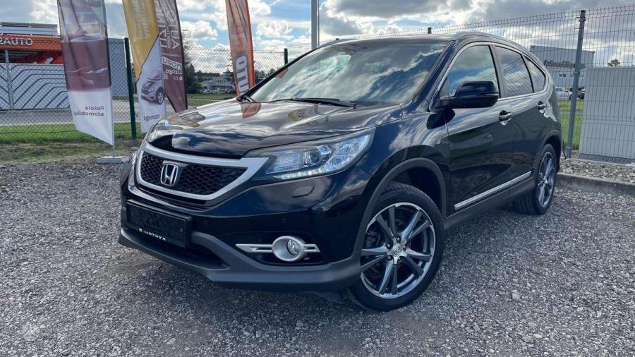 Melns Honda CR-V 2013 Marijampole, ar dzinēja tilpumu 2.20 L un nobraukumu 291 tūkst. km par 9800 €, foto 1 vietnē AUTOMOTO.COM.LV
