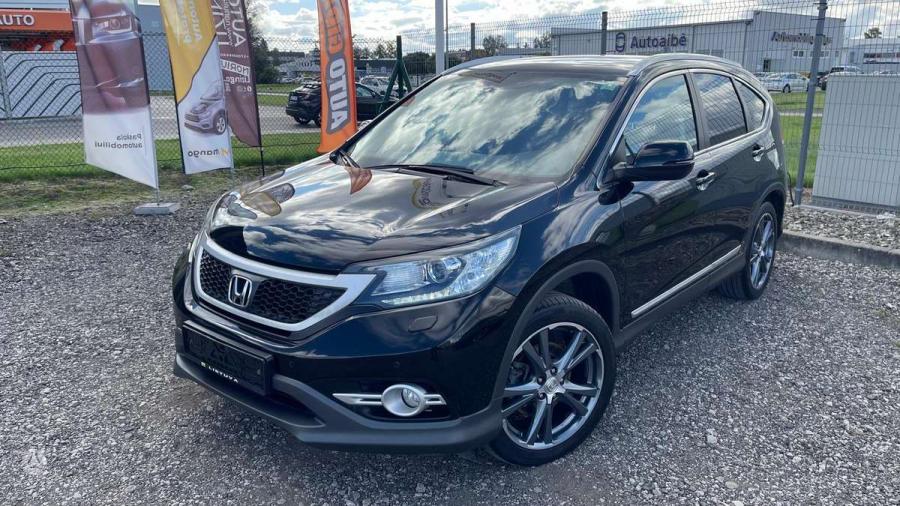 Melns Honda CR-V 2013 Marijampole, ar dzinēja tilpumu 2.20 L un nobraukumu 291 tūkst. km par 9800 €, foto 8 vietnē AUTOMOTO.COM.LV