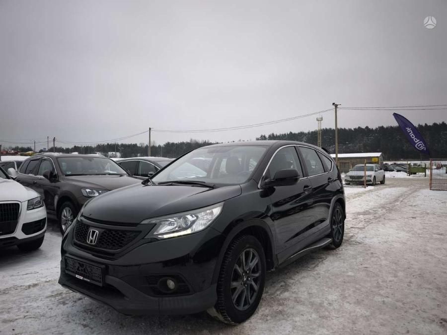 Melns Honda CR-V 2014 Viļņa, ar dzinēja tilpumu 2.00 L un nobraukumu 149 tūkst. km par 13450 €, foto 1 vietnē AUTOMOTO.COM.LV