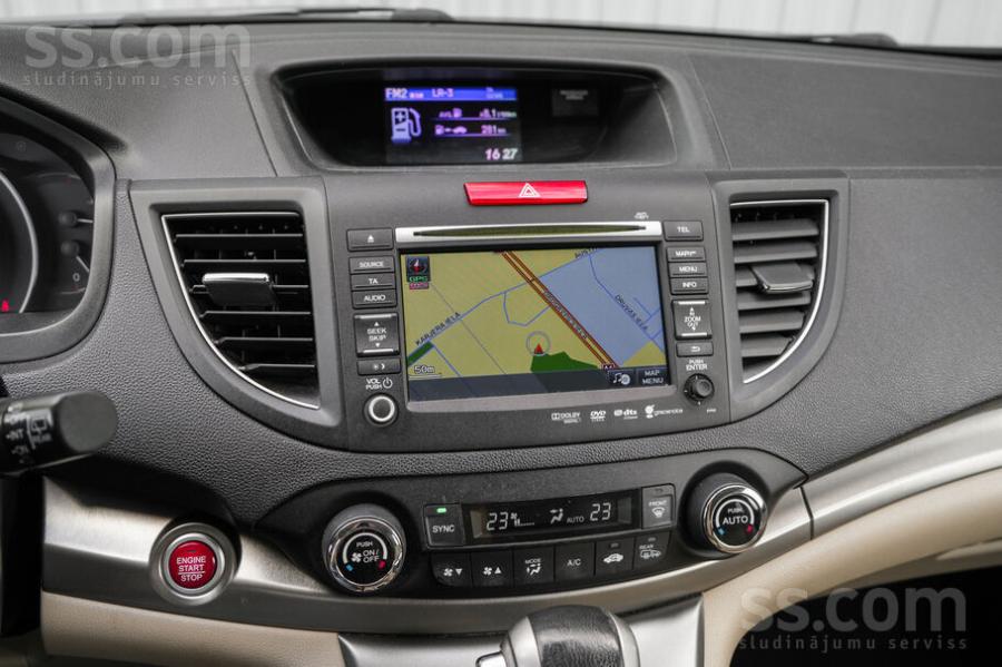 Melns Honda CR-V 2014 Ogre, ar dzinēja tilpumu 2.20 L un nobraukumu 173 tūkst. km par 13500 €, foto 15 vietnē AUTOMOTO.COM.LV