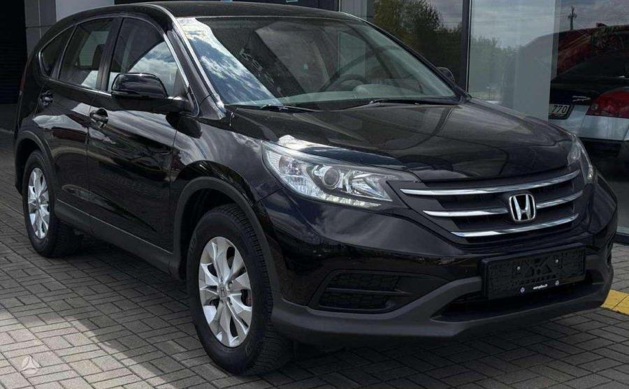Black Honda CR-V 2014 in Vilnius, with an engine capacity of 1.60 L and mileage of 114 thousand km for 12999 €, photo 9 on AUTOMOTO.COM.LV