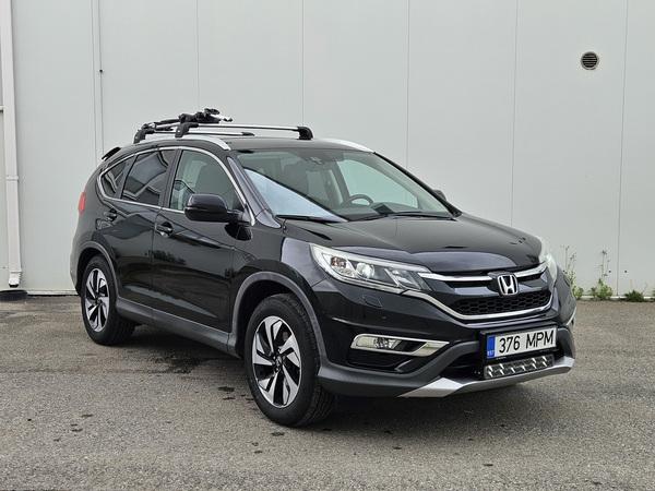 Black Honda CR-V 2015 in Rakvere, with an engine capacity of 1.60 L and mileage of 154 thousand km for 10000 €, photo 5 on AUTOMOTO.COM.LV