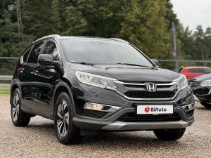 Black Honda CR-V 2015 in Utena, with an engine capacity of 1.60 L and mileage of 248 thousand km for 10900 €, photo 14 on AUTOMOTO.COM.LV