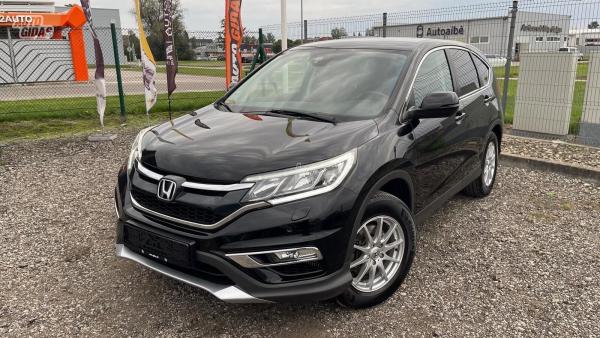 Black Honda CR-V 2015 in Marijampole, with an engine capacity of 1.60 L and mileage of 248 thousand km for 10990 €, photo 1 on AUTOMOTO.COM.LV