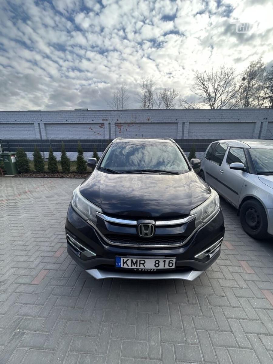 Melns Honda CR-V 2016 Kauņa, ar dzinēja tilpumu 2.40 L un nobraukumu 110 tūkst. km par 12000 €, foto 1 vietnē AUTOMOTO.COM.LV