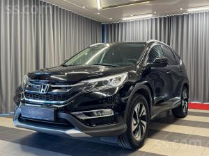Black Honda CR-V 2016 in Riga, with an engine capacity of 2.00 L and mileage of 134 thousand km for 17190 €, photo  on AUTOMOTO.COM.LV