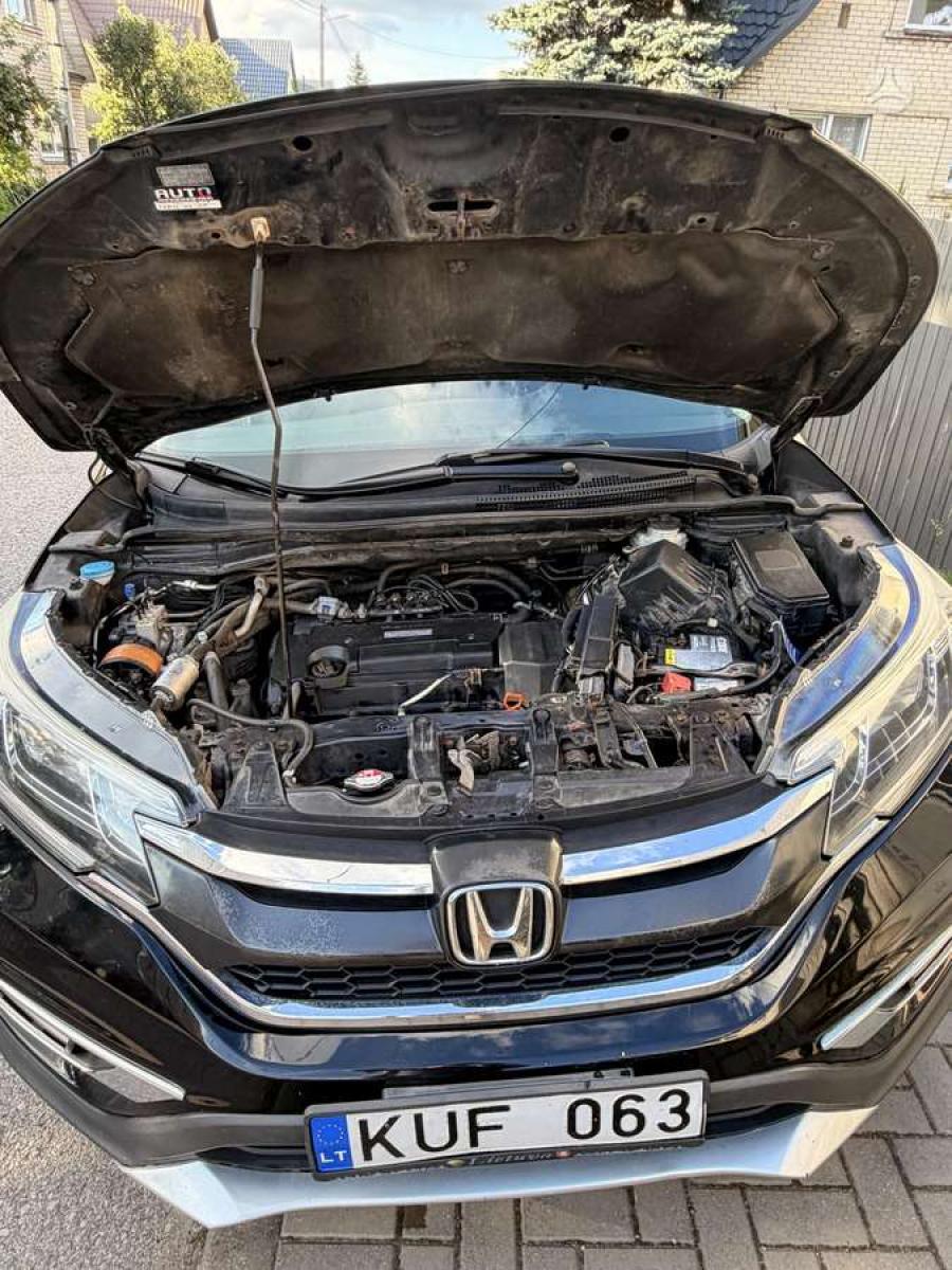 Melns Honda CR-V 2016 Kauņa, ar dzinēja tilpumu 2.40 L un nobraukumu 200 tūkst. km par 10400 €, foto 11 vietnē AUTOMOTO.COM.LV