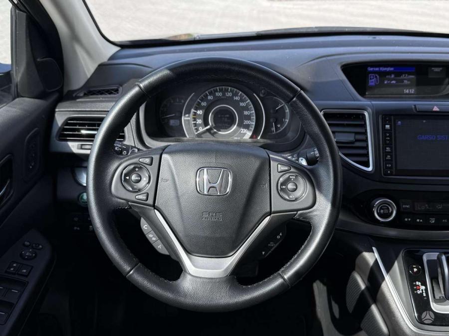 Melns Honda CR-V 2016 Viļņa, ar dzinēja tilpumu 1.60 L un nobraukumu 231 tūkst. km par 12450 €, foto 23 vietnē AUTOMOTO.COM.LV
