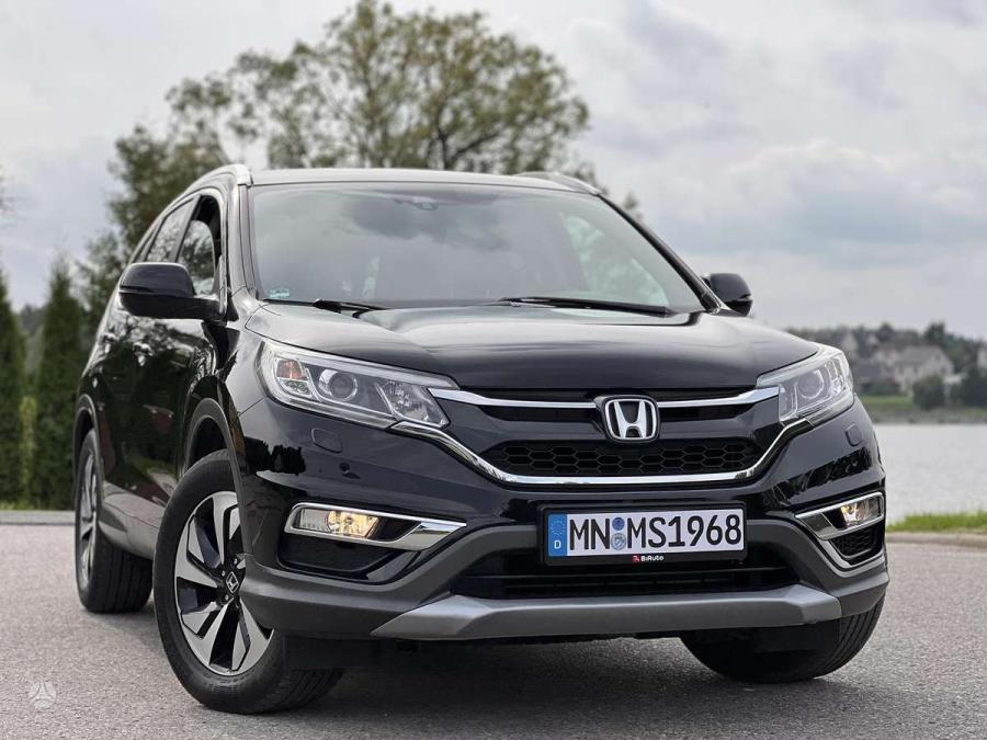 Melns Honda CR-V 2016 Utena, ar dzinēja tilpumu 1.60 L un nobraukumu 248 tūkst. km par 12300 €, foto 16 vietnē AUTOMOTO.COM.LV