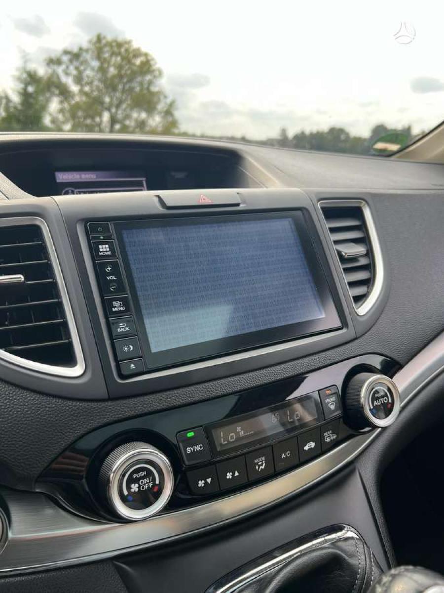 Melns Honda CR-V 2016 Utena, ar dzinēja tilpumu 1.60 L un nobraukumu 248 tūkst. km par 12300 €, foto 48 vietnē AUTOMOTO.COM.LV