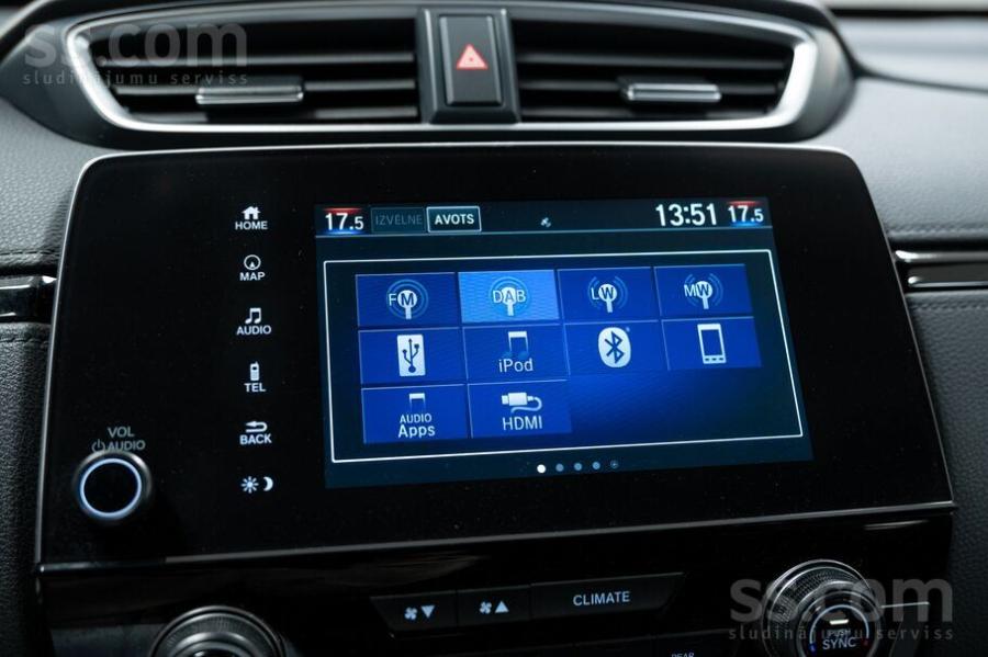 Black Honda CR-V 2021 in Riga, with an engine capacity of 2.00 L and mileage of 24 thousand km for 27500 €, photo 30 on AUTOMOTO.COM.LV