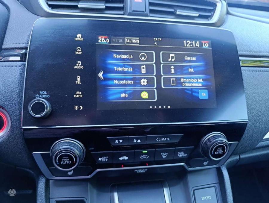 Melns Honda CR-V 2022 Viļņa, ar dzinēja tilpumu 1.99 L un nobraukumu 188 tūkst. km par 25990 €, foto 20 vietnē AUTOMOTO.COM.LV