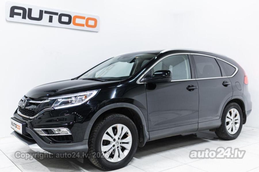 Black Honda CR-V 2015 in Tallinn, with an engine capacity of 1.60 L and mileage of 190 thousand km for 14899 €, photo 1 on AUTOMOTO.COM.LV