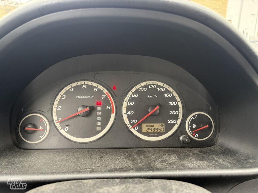 Blue Honda CR-V 2002 in Vilnius, with an engine capacity of 2.00 L and mileage of 243 thousand km for 2999 €, photo 19 on AUTOMOTO.COM.LV
