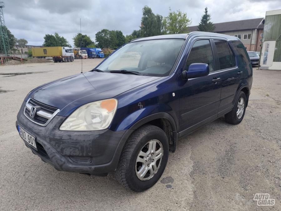 Blue Honda CR-V 2003 in Klaipeda, with an engine capacity of 2.40 L and mileage of 187 thousand km for 800 €, photo 3 on AUTOMOTO.COM.LV