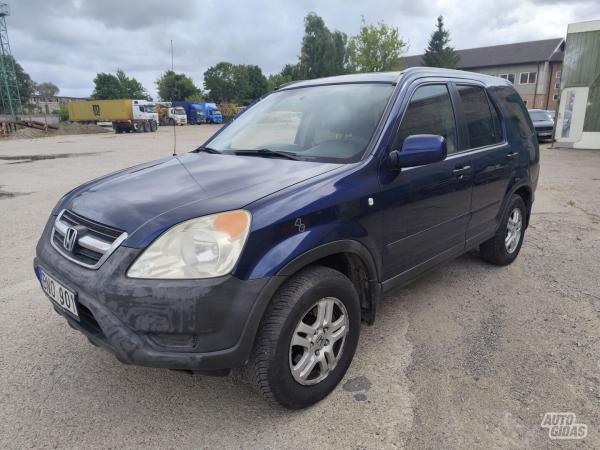 Blue Honda CR-V 2003 in Klaipeda, with an engine capacity of 2.40 L and mileage of 187 thousand km for 800 €, photo 2 on AUTOMOTO.COM.LV