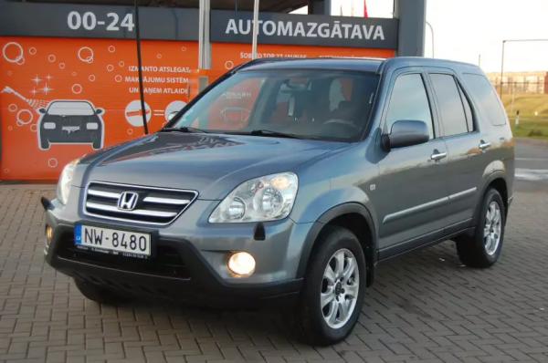 Blue Honda CR-V 2005 in Jekabpils, with an engine capacity of 2.20 L and mileage of 288 thousand km for 4600 €, photo 8 on AUTOMOTO.COM.LV