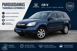 Blue Honda CR-V 2007 in Siauliai, with an engine capacity of 2.20 L and mileage of 282 thousand km for 3500 €, photo 14 on AUTOMOTO.COM.LV