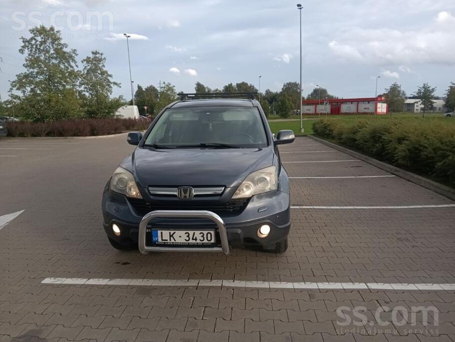 Blue Honda CR-V 2007 in Riga, with an engine capacity of 2.20 L and mileage of 420 thousand km for 4500 €, photo 13 on AUTOMOTO.COM.LV