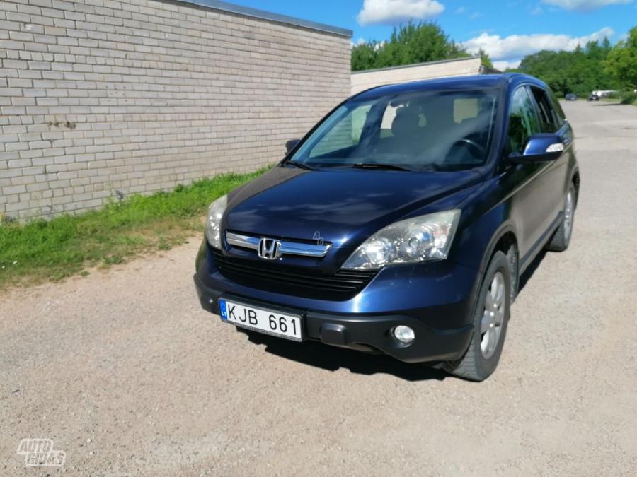 Blue Honda CR-V 2008 in Moletai, with an engine capacity of 2.20 L and mileage of 278 thousand km for 3200 €, photo 3 on AUTOMOTO.COM.LV