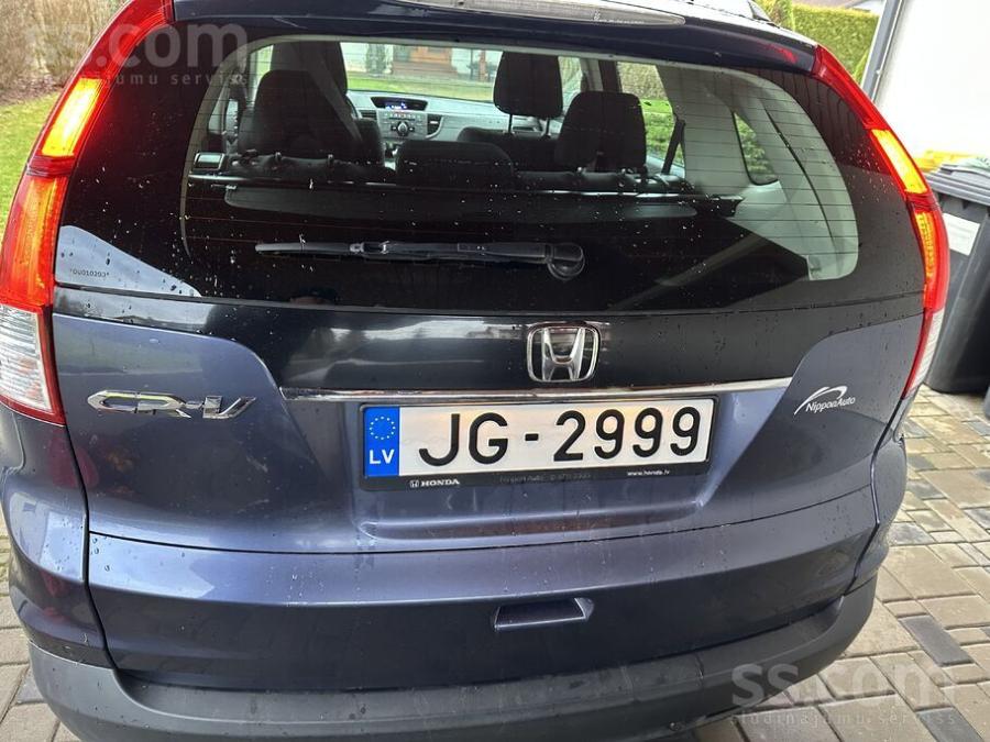 Blue Honda CR-V 2013 in Riga, with an engine capacity of 2.00 L and mileage of 187 thousand km for 11750 €, photo 11 on AUTOMOTO.COM.LV