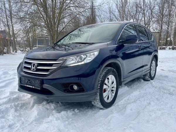 Blue Honda CR-V 2013 in Siauliai, with an engine capacity of 2.20 L and mileage of 266 thousand km for 9650 €, photo 1 on AUTOMOTO.COM.LV