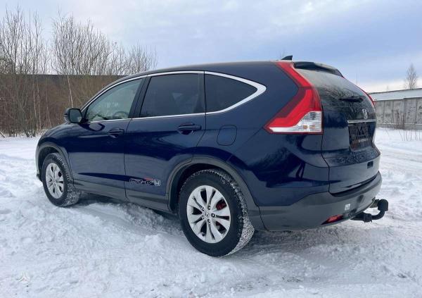Blue Honda CR-V 2013 in Siauliai, with an engine capacity of 2.20 L and mileage of 266 thousand km for 9650 €, photo 4 on AUTOMOTO.COM.LV