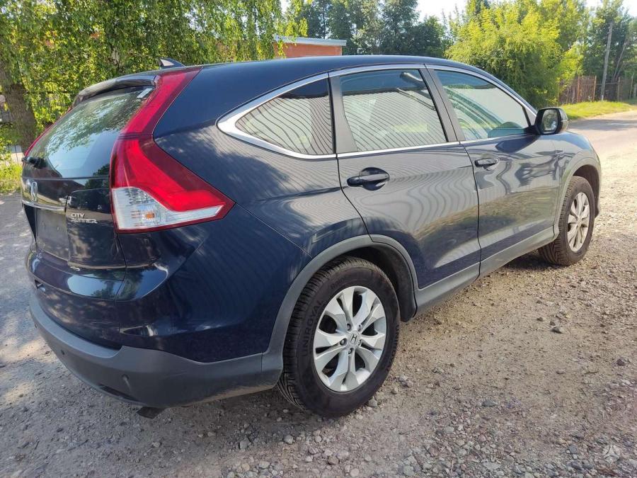 Blue Honda CR-V 2014 in Ukmerge, with an engine capacity of 1.60 L and mileage of 187 thousand km for 6300 €, photo 7 on AUTOMOTO.COM.LV
