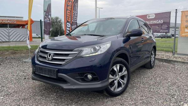Blue Honda CR-V 2014 in Marijampole, with an engine capacity of 1.60 L and mileage of 232 thousand km for 8800 €, photo 1 on AUTOMOTO.COM.LV