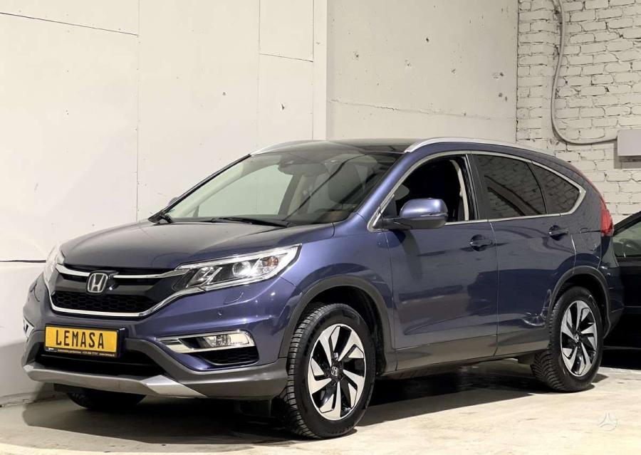 Zils Honda CR-V 2017 Klaipėda, ar dzinēja tilpumu 1.60 L un nobraukumu 216 tūkst. km par 12999 €, foto 16 vietnē AUTOMOTO.COM.LV