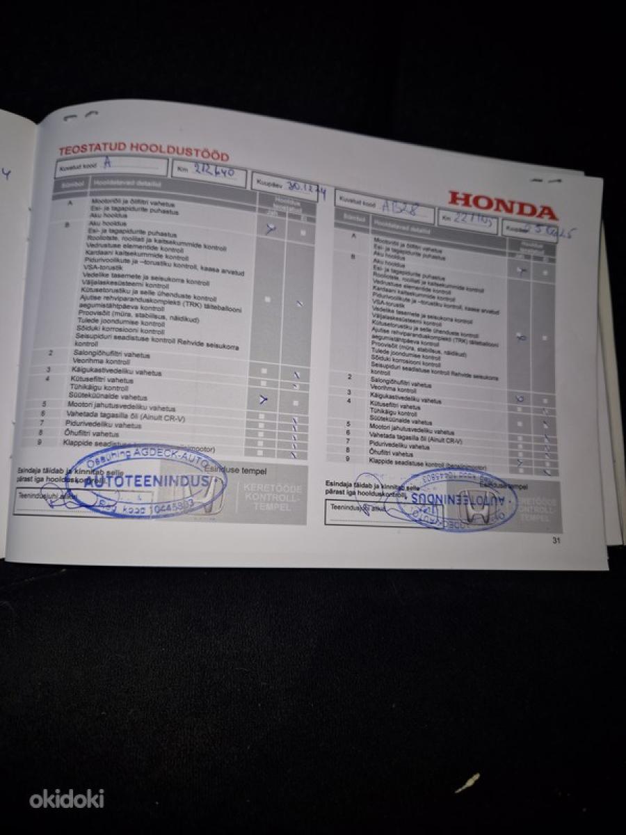 Zils Honda CR-V 2014 Jehvi, ar dzinēja tilpumu 1.60 L un nobraukumu 233 tūkst. km par 8990 €, foto 26 vietnē AUTOMOTO.COM.LV