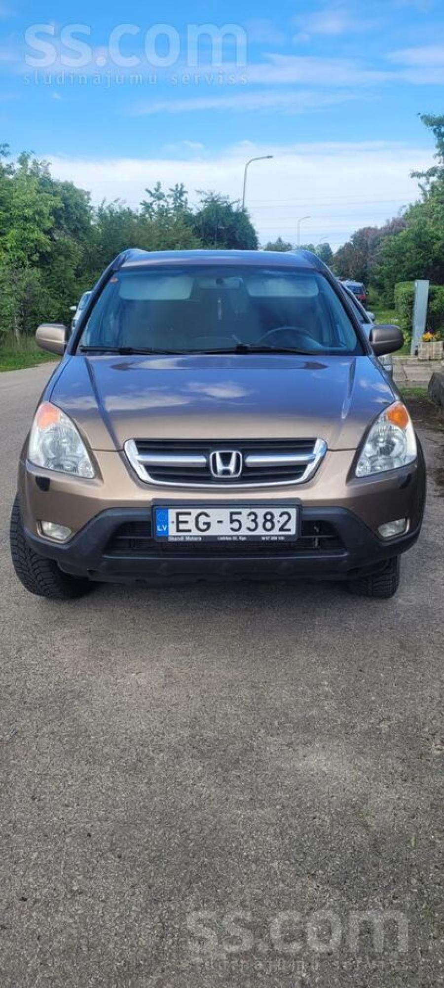 Brūns Honda CR-V 2002 Tukums, ar dzinēja tilpumu 2.00 L un nobraukumu 325 tūkst. km par 1500 €, foto 1 vietnē AUTOMOTO.COM.LV