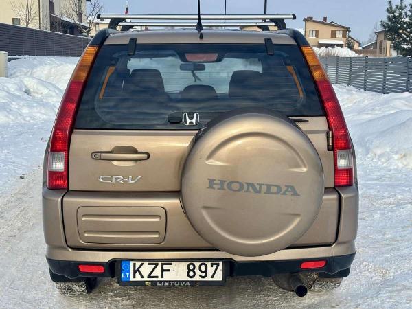 Brown Honda CR-V 2003 in Vilnius, with an engine capacity of 2.00 L and mileage of 350 thousand km for 2400 €, photo 4 on AUTOMOTO.COM.LV