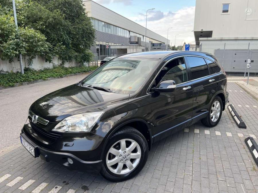 Brown Honda CR-V 2008 in Vilnius, with an engine capacity of 2.00 L and mileage of 256 thousand km for 4650 €, photo 16 on AUTOMOTO.COM.LV