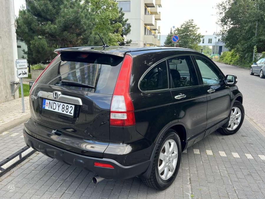 Brown Honda CR-V 2008 in Vilnius, with an engine capacity of 2.00 L and mileage of 256 thousand km for 4650 €, photo 20 on AUTOMOTO.COM.LV