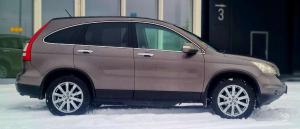 Brown Honda CR-V 2012 in Vilnius, with an engine capacity of 2.20 L and mileage of 248 thousand km for 8250 €, photo 8 on AUTOMOTO.COM.LV