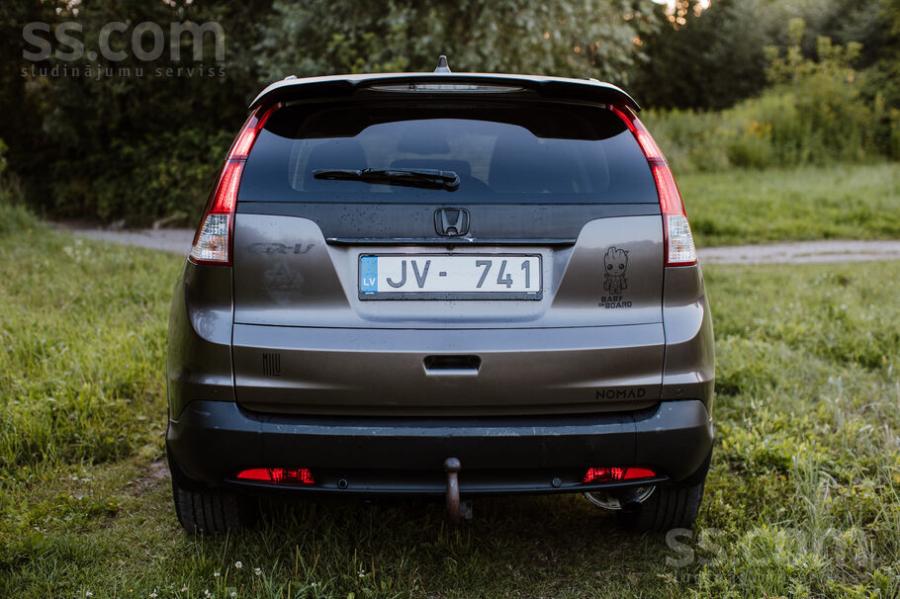 Brown Honda CR-V 2013 in Riga, with an engine capacity of 2.20 L and mileage of 507 thousand km for 7500 €, photo 10 on AUTOMOTO.COM.LV