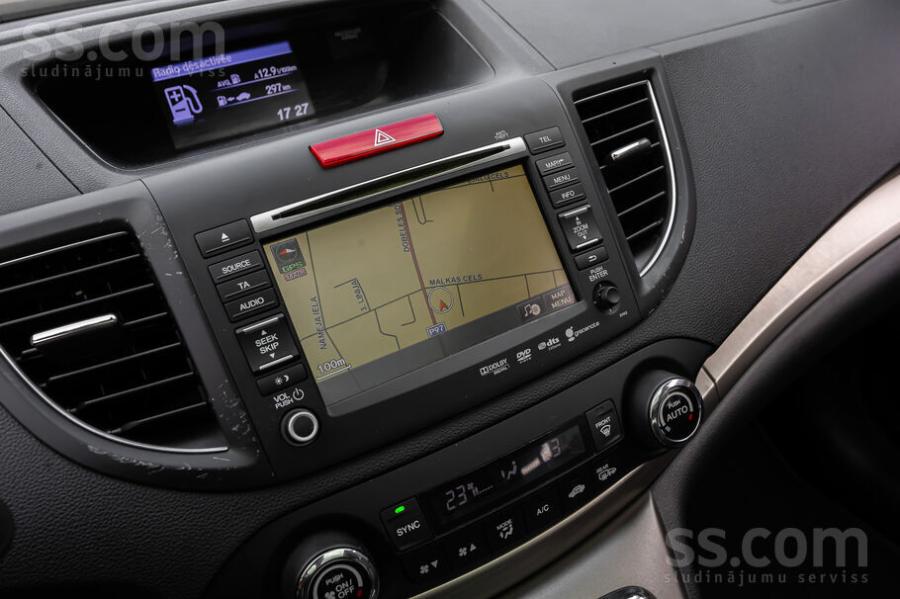 Brown Honda CR-V 2013 in Jelgava, with an engine capacity of 2.20 L and mileage of 0 thousand km for 11700 €, photo 14 on AUTOMOTO.COM.LV