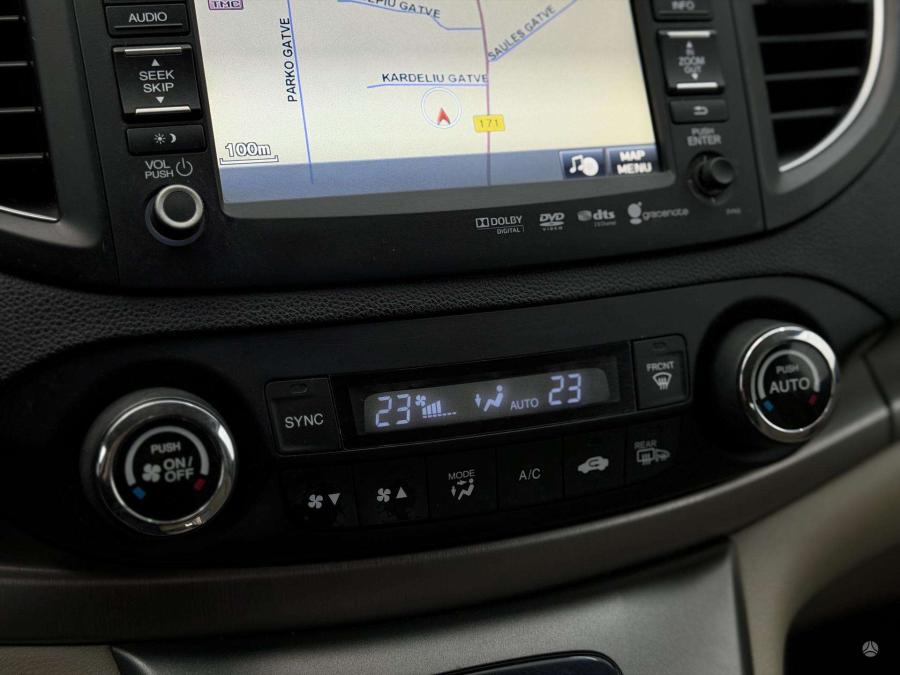 Brown Honda CR-V 2013 in Vilnius, with an engine capacity of 2.20 L and mileage of 241 thousand km for 9800 €, photo 28 on AUTOMOTO.COM.LV