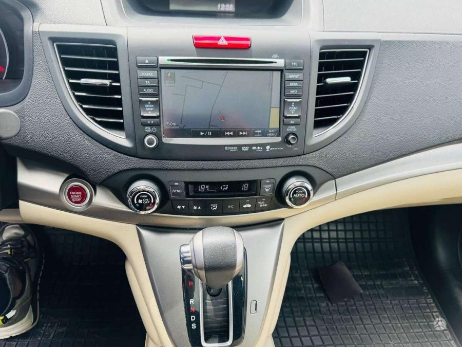 Brown Honda CR-V 2014 in Vilnius, with an engine capacity of 2.20 L and mileage of 223 thousand km for 11100 €, photo 10 on AUTOMOTO.COM.LV