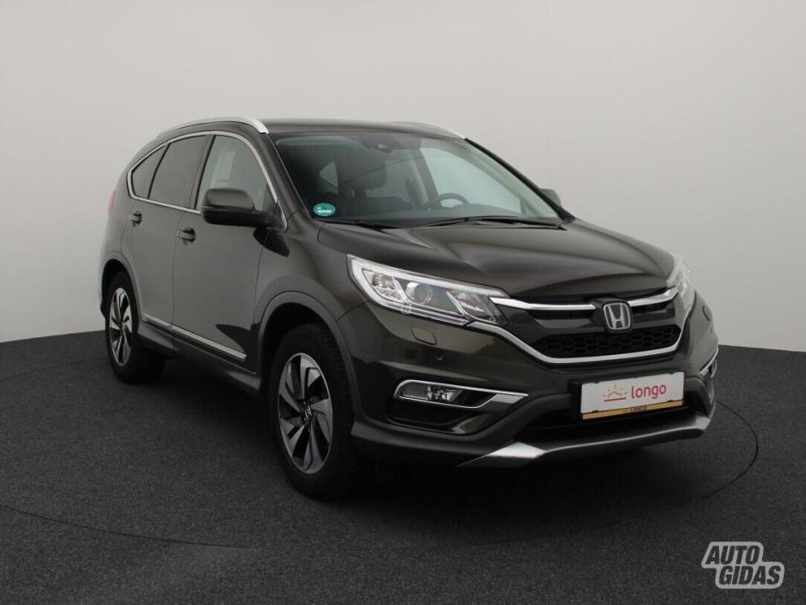 Brown Honda CR-V 2015 in Vilnius, with an engine capacity of 1.60 L and mileage of 235 thousand km for 13799 €, photo 10 on AUTOMOTO.COM.LV