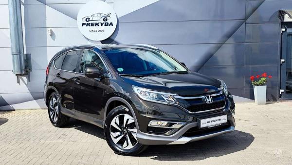 Brown Honda CR-V 2015 in Kaunas, with an engine capacity of 1.60 L and mileage of 184 thousand km for 12950 €, photo 1 on AUTOMOTO.COM.LV