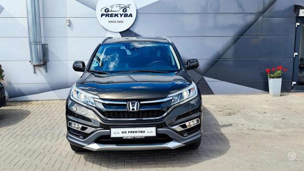 Brown Honda CR-V 2015 in Kaunas, with an engine capacity of 1.60 L and mileage of 184 thousand km for 12950 €, photo 3 on AUTOMOTO.COM.LV