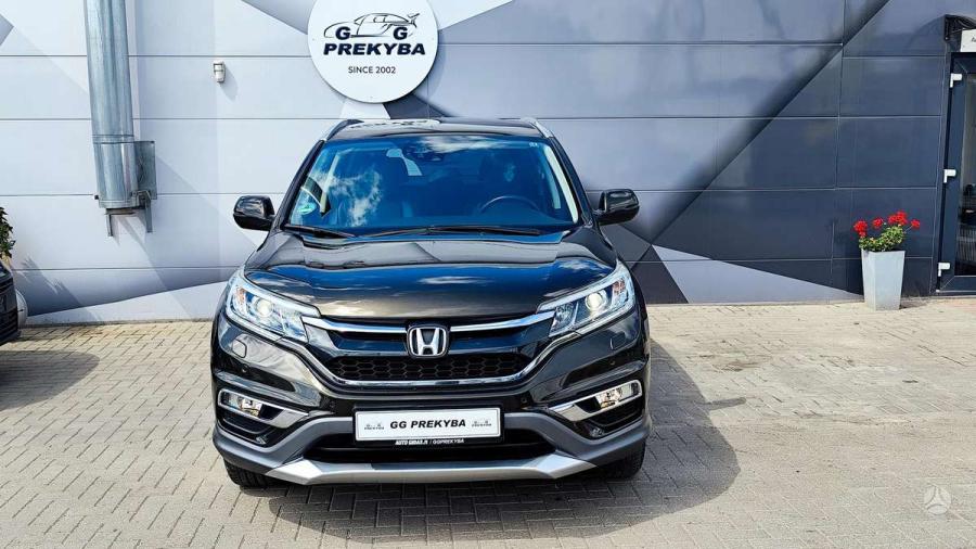 Brown Honda CR-V 2015 in Kaunas, with an engine capacity of 1.60 L and mileage of 184 thousand km for 12950 €, photo 4 on AUTOMOTO.COM.LV