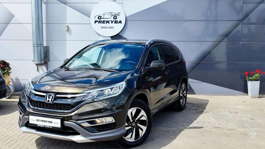 Brown Honda CR-V 2015 in Kaunas, with an engine capacity of 1.60 L and mileage of 184 thousand km for 12950 €, photo 5 on AUTOMOTO.COM.LV