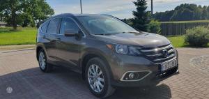 Brown Honda CR-V 2015 in Plunge, with an engine capacity of 2.35 L and mileage of 121 thousand km for 14500 €, photo 3 on AUTOMOTO.COM.LV
