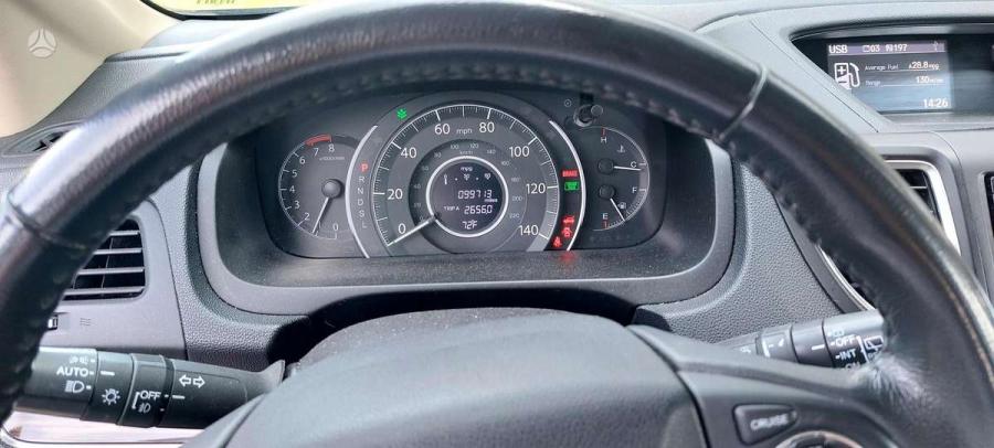 Brūns Honda CR-V 2015 Mažeikiai, ar dzinēja tilpumu 2.36 L un nobraukumu 161 tūkst. km par 12100 €, foto 4 vietnē AUTOMOTO.COM.LV