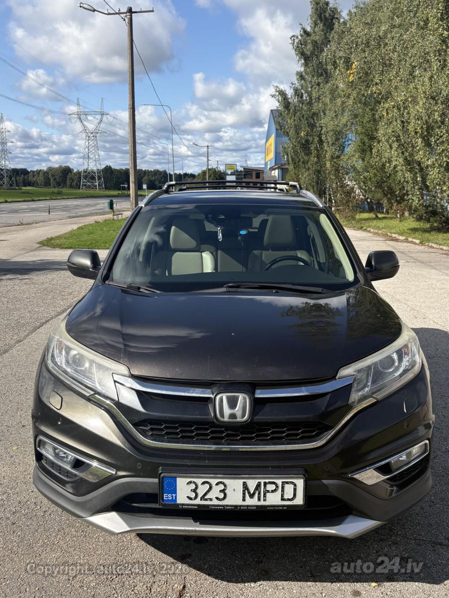 Brown Honda CR-V 2015 in Tallinn, with an engine capacity of 1.60 L and mileage of 282 thousand km for 12500 €, photo 3 on AUTOMOTO.COM.LV